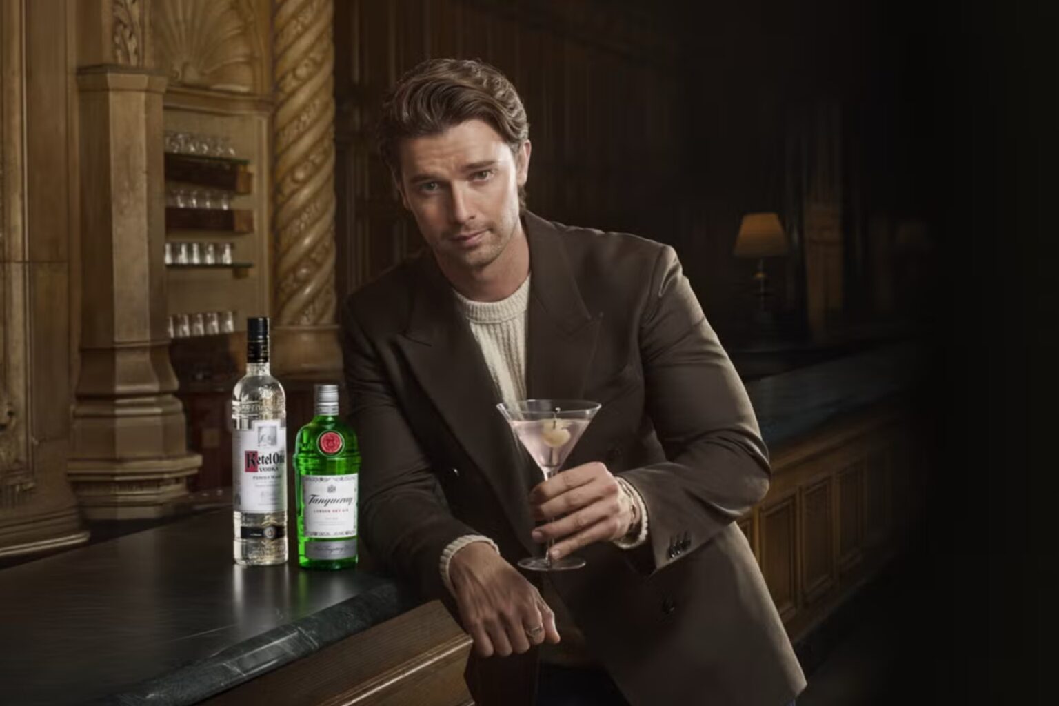 Patrick Schwarzenegger will have a martini, please