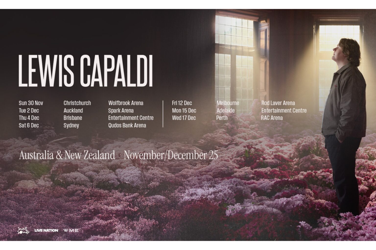 Lewis Capaldi Australia: Get tickets for pre-sale, cities, dates