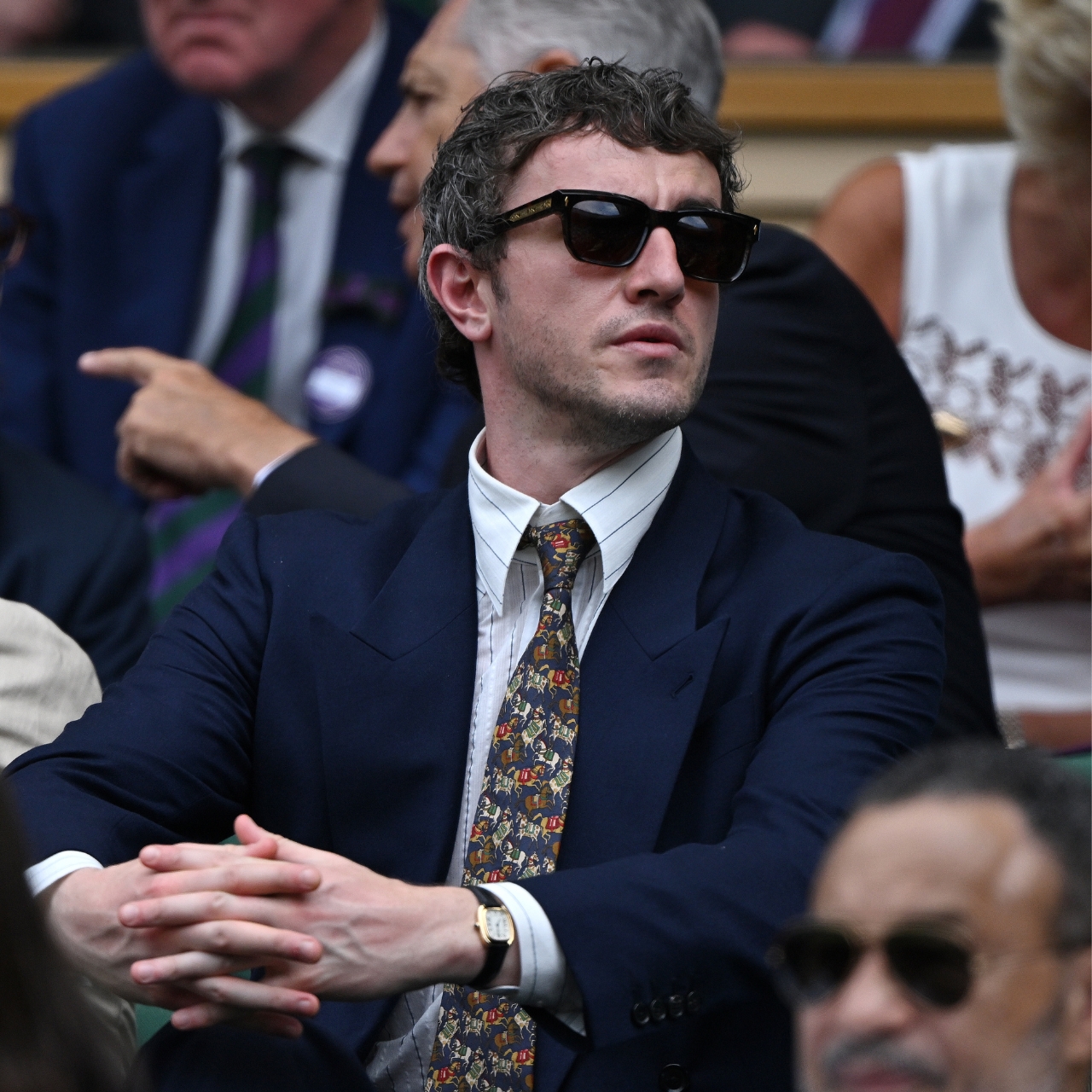 Paul Mescal Wears A Vintage Cartier Watch To Wimbledon Final