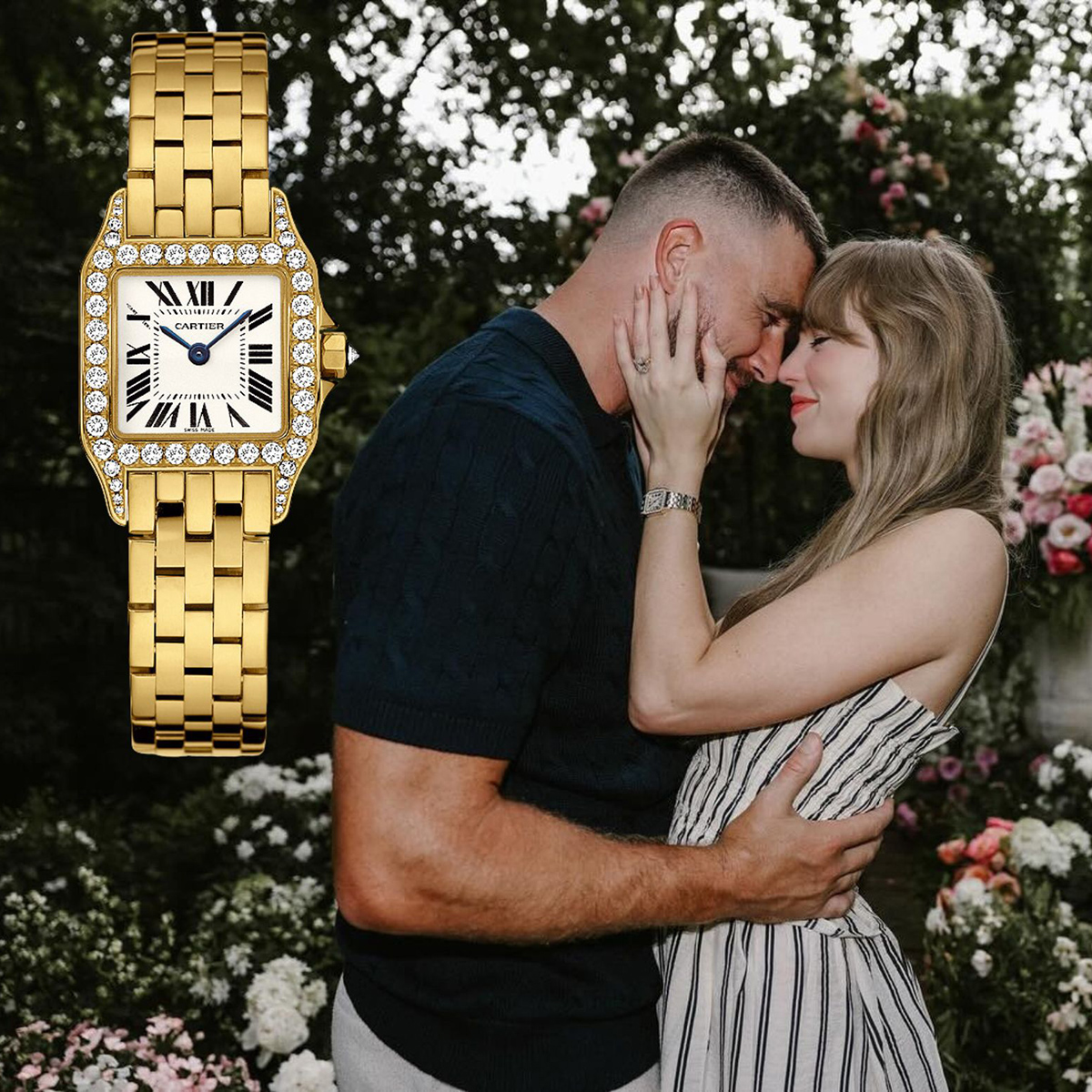 The Story Behind Taylor Swift's Cartier Santos Engagement Watch